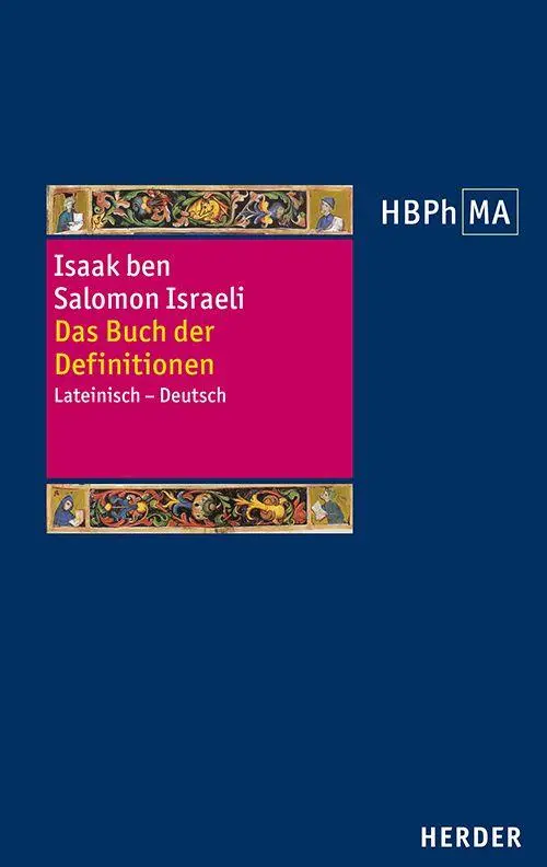 Liber de definitionibus. Das Buch der Definitionen | Isaak ben Salomon ...